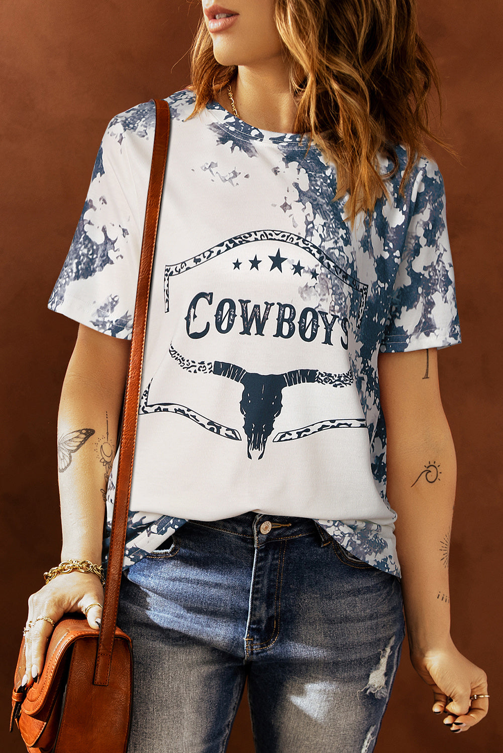 COWBOYS Graphic Tie-Dye Tee – Bea Chic Boutique